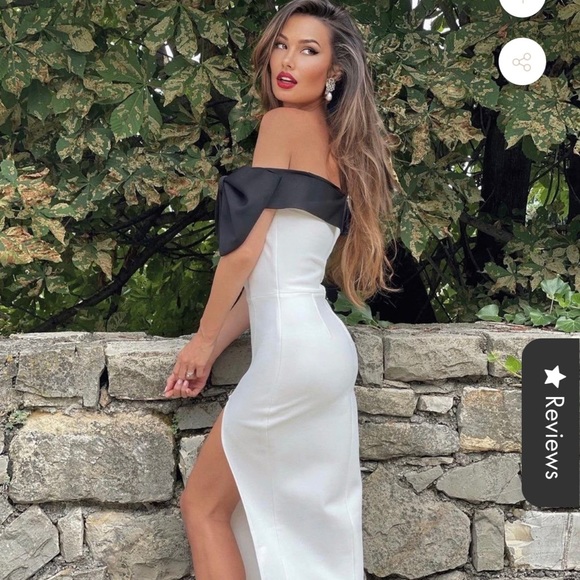 Catwalk Connection | Dresses | Catwalk Connection Black White Midi ...